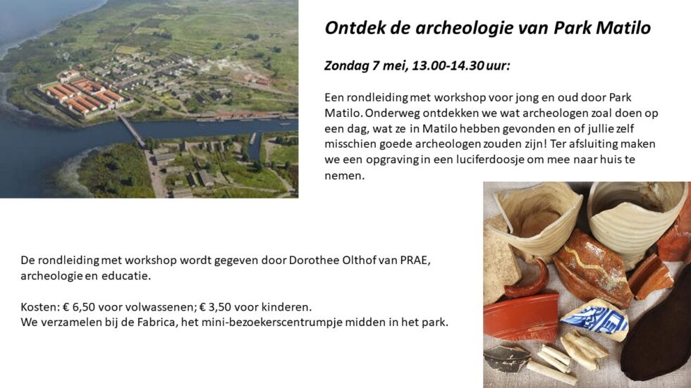 Archeologie in Matilo - Wijkcomité RoomMeerburg